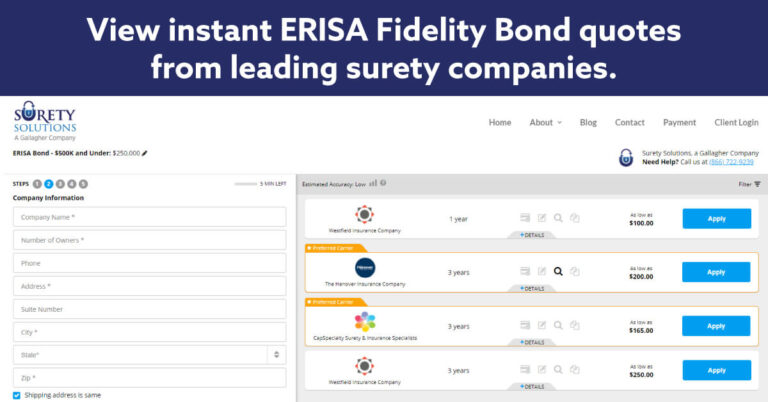 If you only got 1 quote for your ERISA Bond, you paid too much - Surety ...